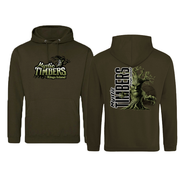 Kings Island 2024 Mystic Timbers Forest Green Hooded Sweatshirt – FUN ...