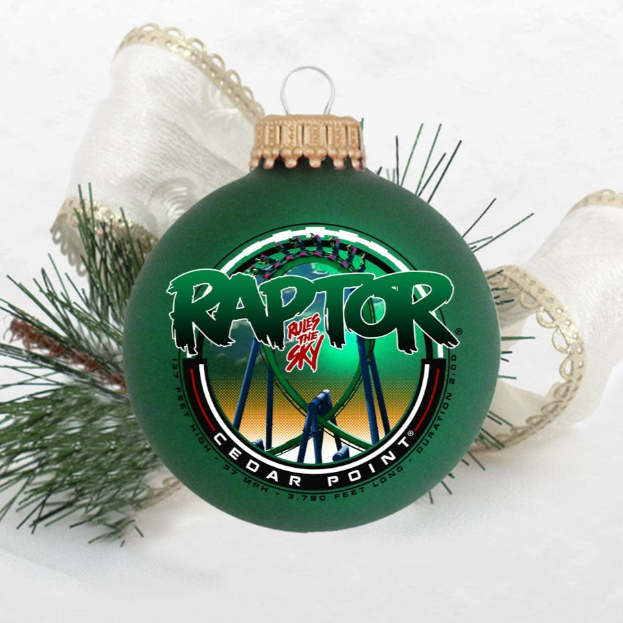 Cedar Point Raptor Glass Ornament – FUN MERCHANDISE ONLINE SHOP