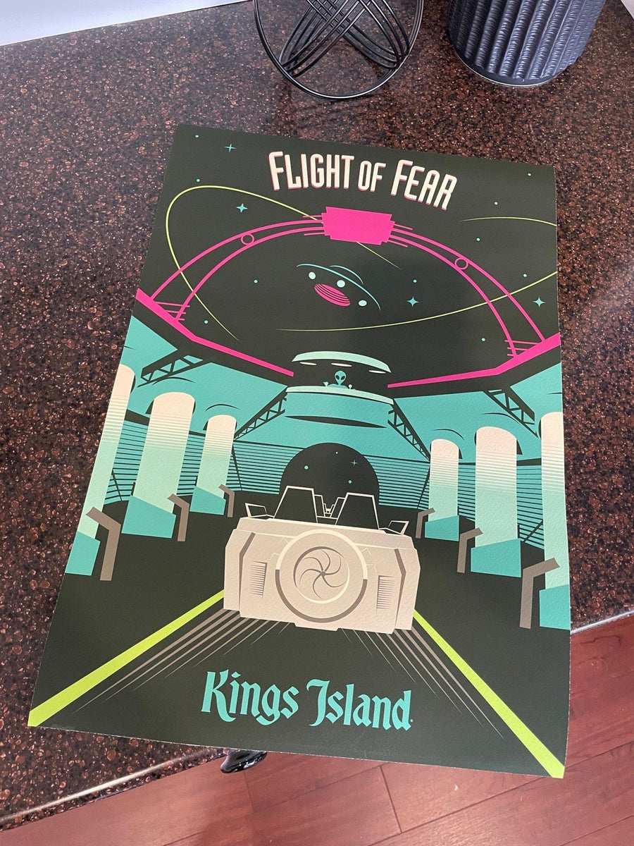 Kings Island Flight of Fear Poster – FUN MERCHANDISE ONLINE SHOP