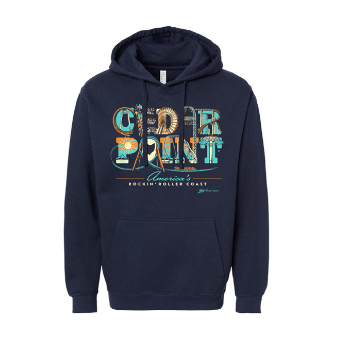 Cedar Point Collage Hooded Sweatshirt – FUN MERCHANDISE ONLINE SHOP