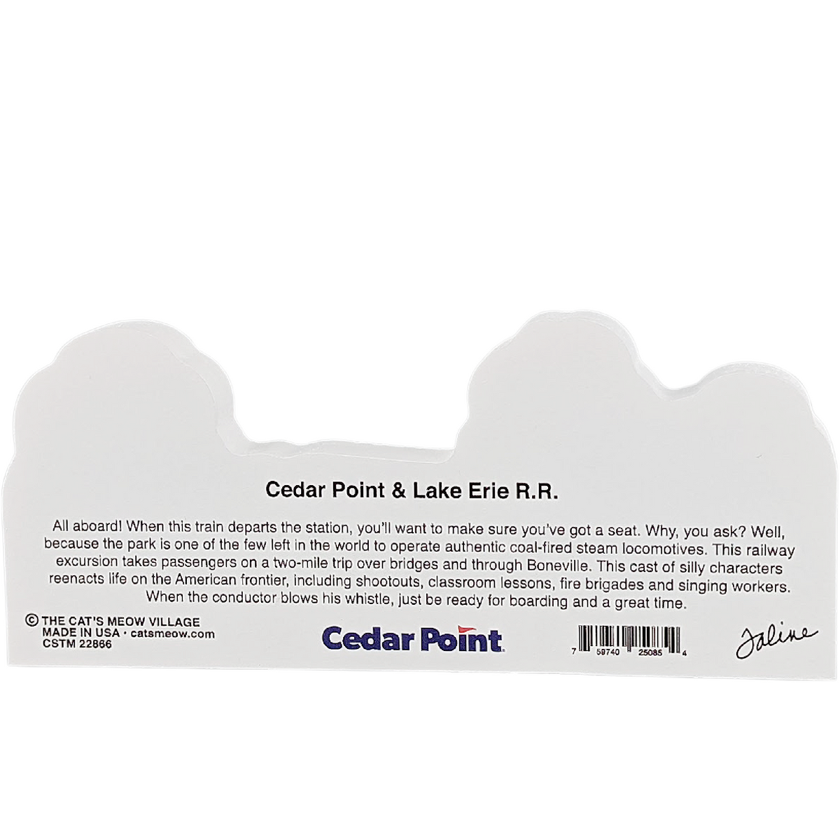 Cedar Point Cat's Meow CP & LE Railroad Shelf Sitter – FUN MERCHANDISE ...