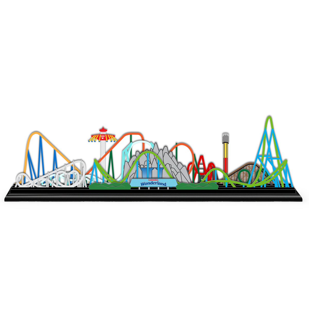 Canada's Wonderland 2025 Parkscape NanoCoaster – FUN MERCHANDISE ONLINE ...