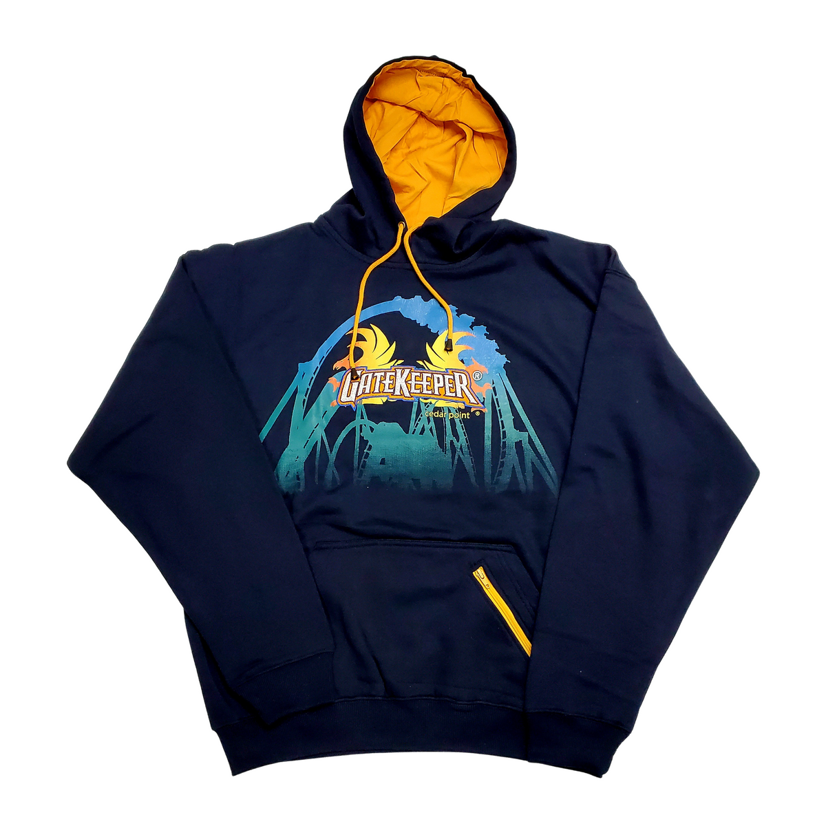 Cedar Point GateKeeper Zipper Pocket Hooded Sweatshirt – FUN ...