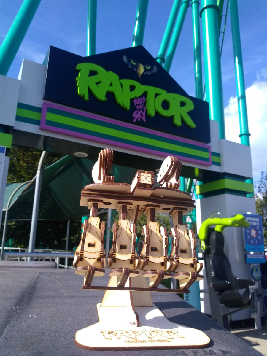 Cedar Point Raptor Front Car Coaster Cutout – Cedar Fair Merchandise