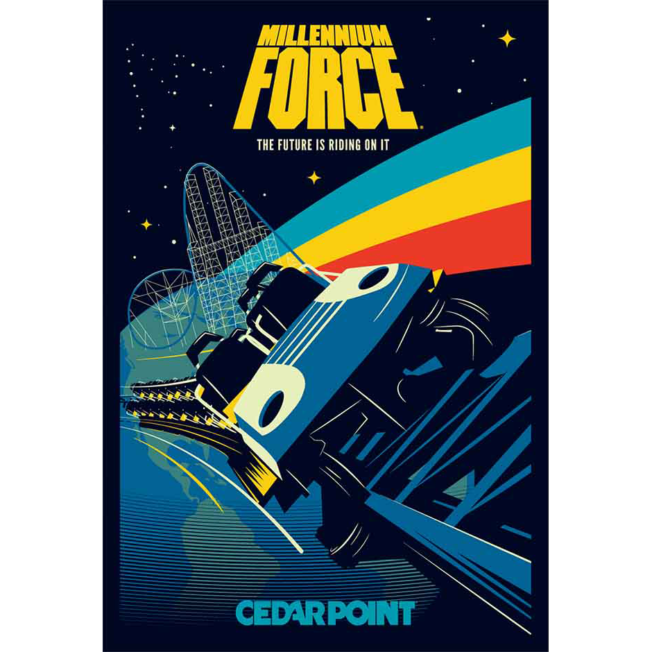 Cedar Point Millennium Force Poster - Series 2 – FUN MERCHANDISE ONLINE ... Cedar Point Millennium Force Poster - Series 2 – FUN MERCHANDISE ONLINE ...
