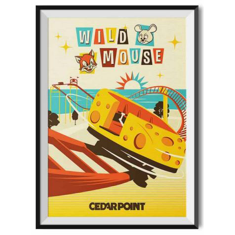 Cedar Point Wild Mouse Poster – FUN MERCHANDISE ONLINE SHOP