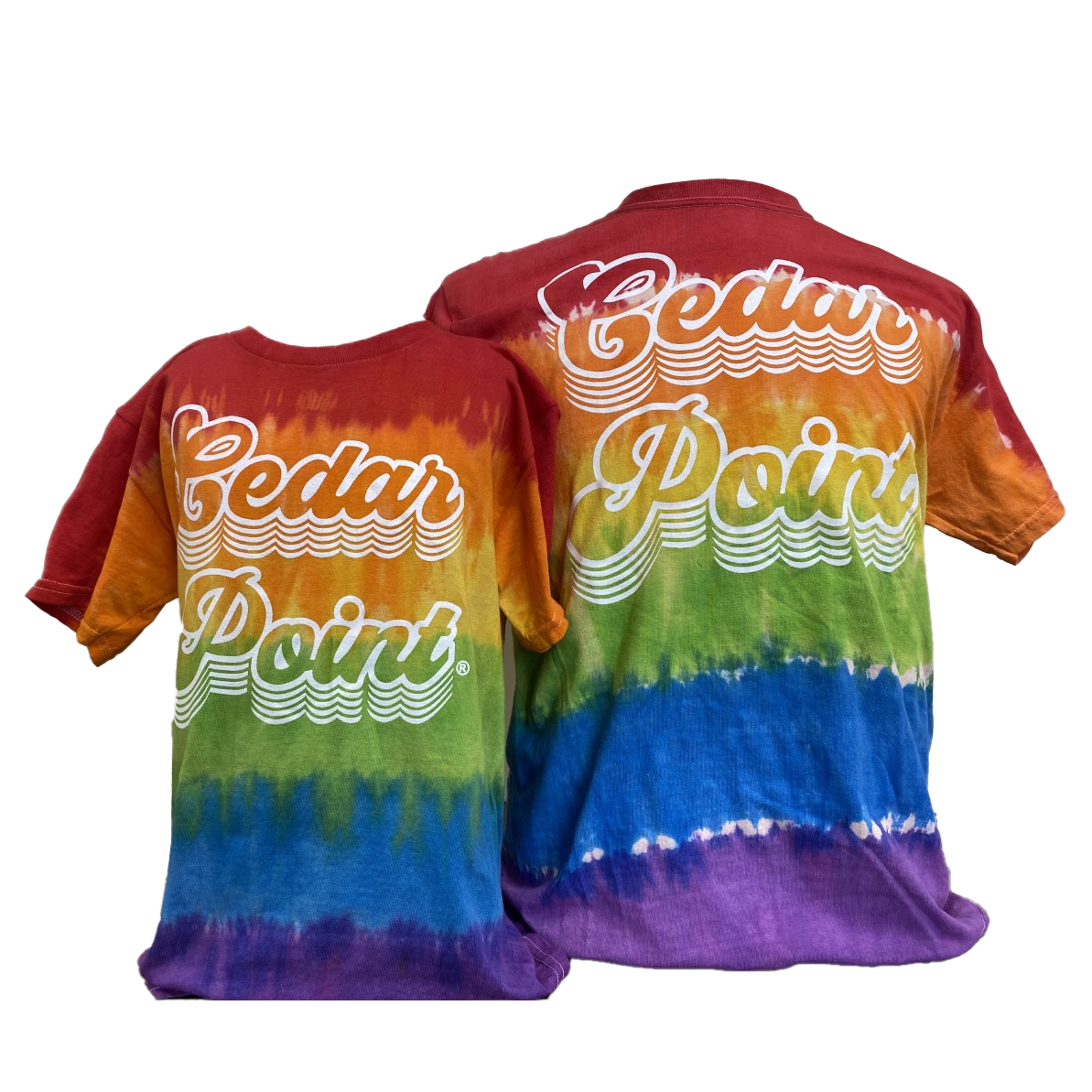Cedar Point Rainbow Tie Dye Youth Tee – FUN MERCHANDISE ONLINE SHOP