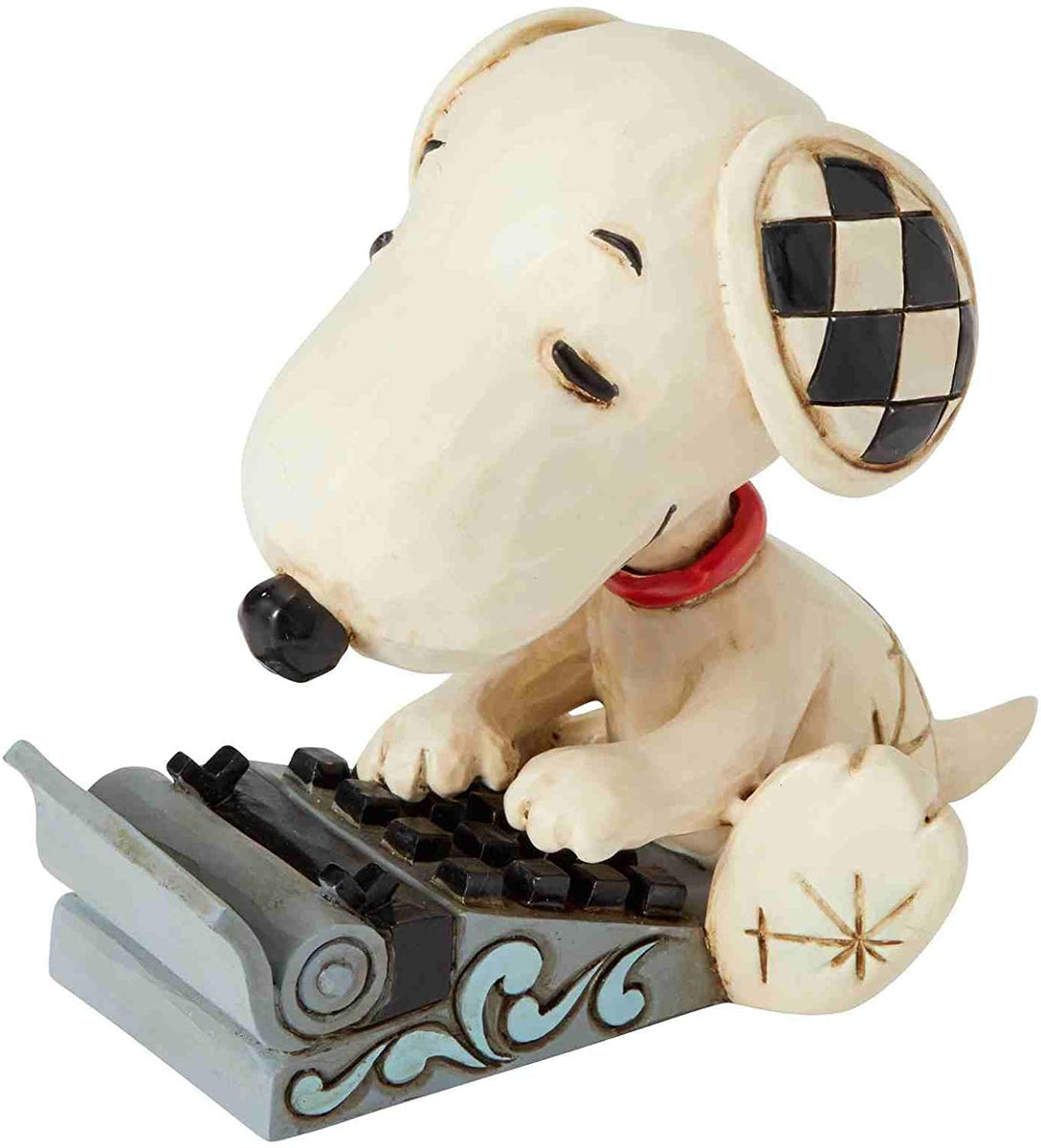 PEANUTS® by Jim Shore Enesco Snoopy Typing Mini Figurine – FUN ...