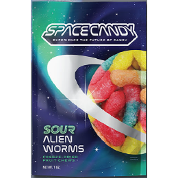 Space Candy Sour Freeze-Dried Gummy Worms – FUN MERCHANDISE ONLINE SHOP
