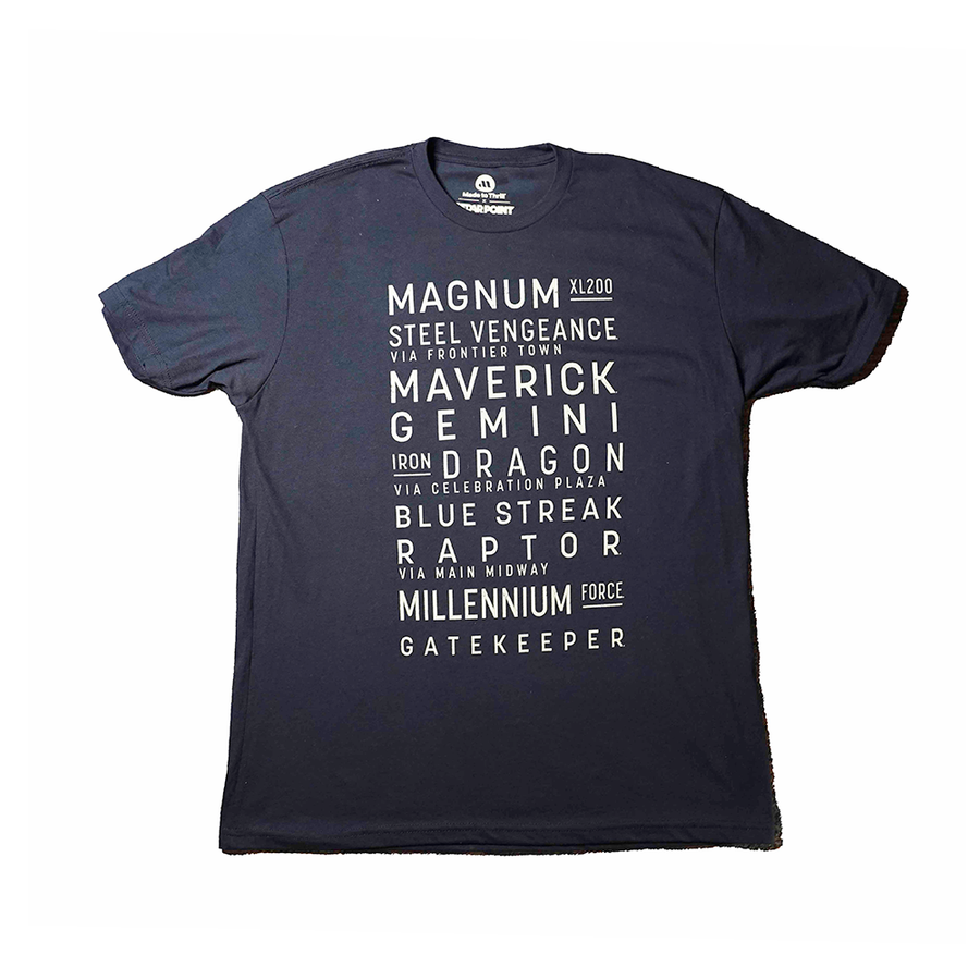 Cedar Point Subway Scroll Tee – FUN MERCHANDISE ONLINE SHOP