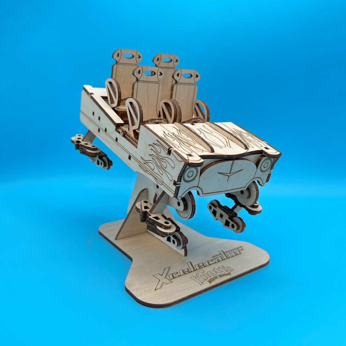 Knott's Berry Farm Xcelerator Wooden Coaster Cutout – FUN MERCHANDISE ...